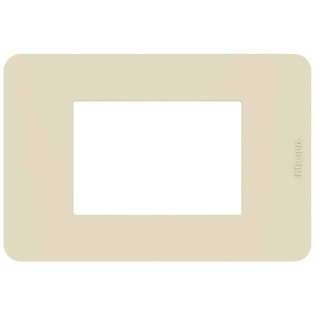 Bticino MatixGO Tones plate 3 modules ivory JA4803TI