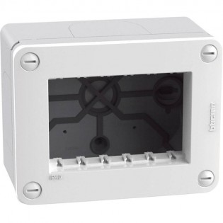 Caja hidrobox Bticino MatixGO 3 módulos IP40 blanco 28403W