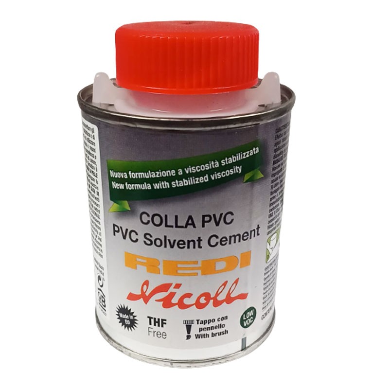 Colle pour tuyaux PVC Redi pot avec brosse 250 ml COLLA25