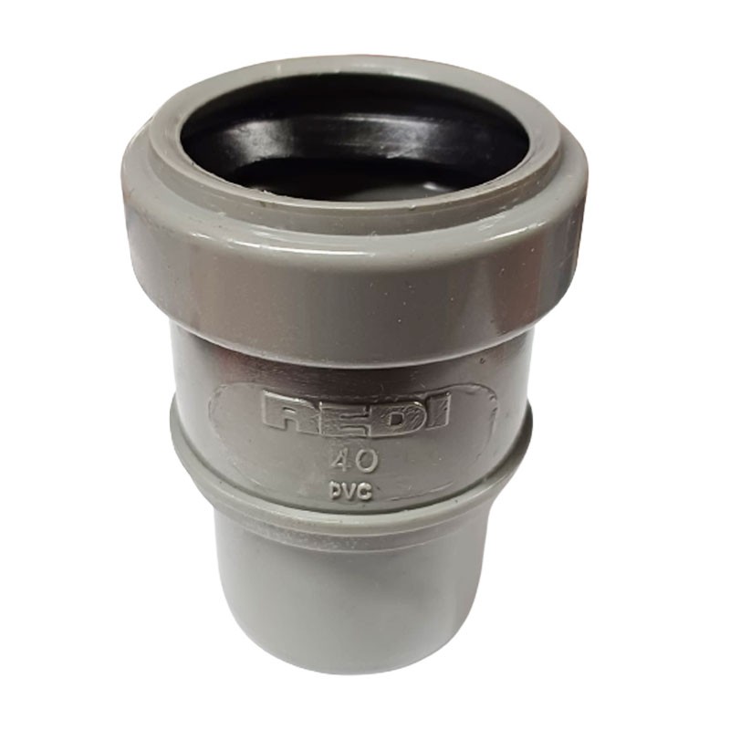 Raccord de transition PVC-PP Redi M/F diamètre 40 mm 063558M