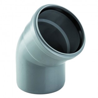 Redi 45-degree plug-in bend F/F diameter 40 mm PVC N1C47E2