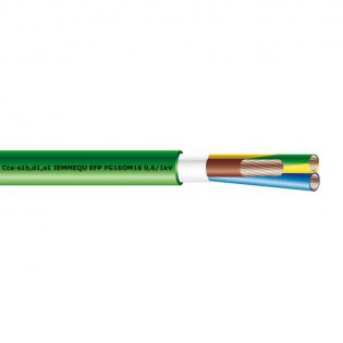 Multi-core power cable FG16OM16 5x35 sq. mm 0.6/1 kv Yellow Green