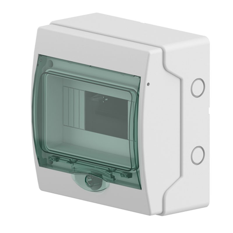 Schneider wall-mounted switchboard 8 modules IP65 transparent door 10314