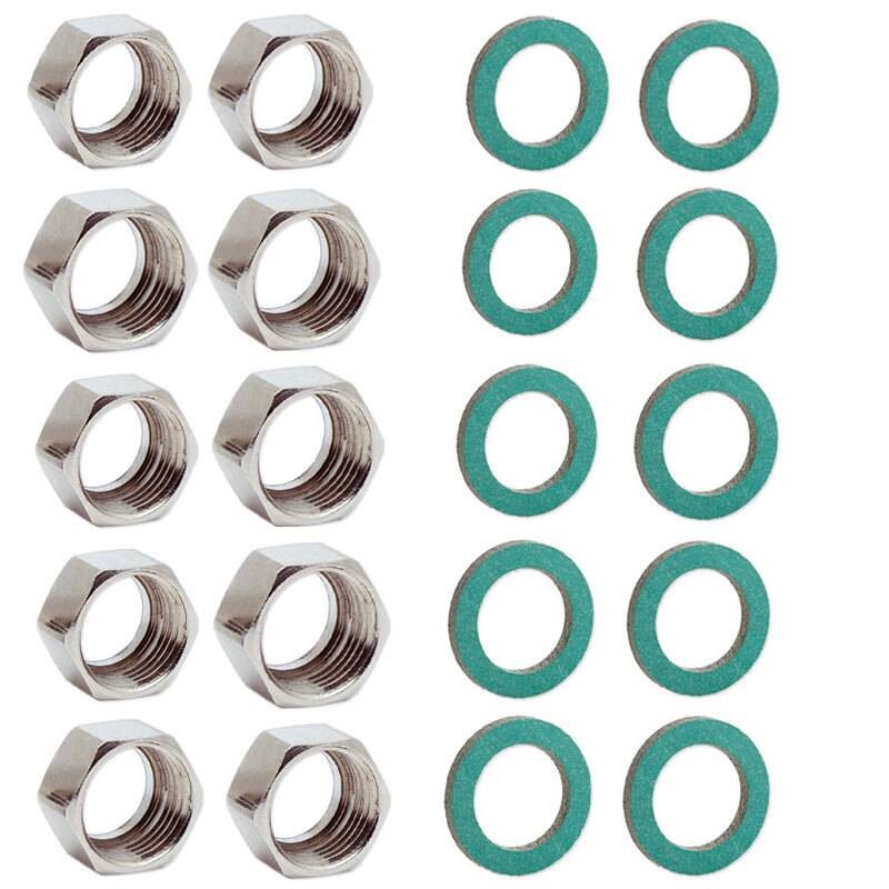 Ecrou fileté Eurotis avec joint DN15 3/4 laiton 10 pièces A02-0010-00725