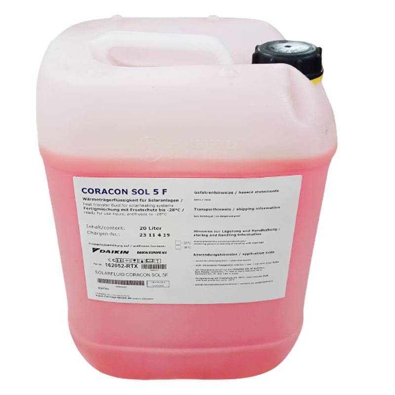 Líquido SolarFluid para paneles solares Daikin Coracon Sol 5F 20 litros ...