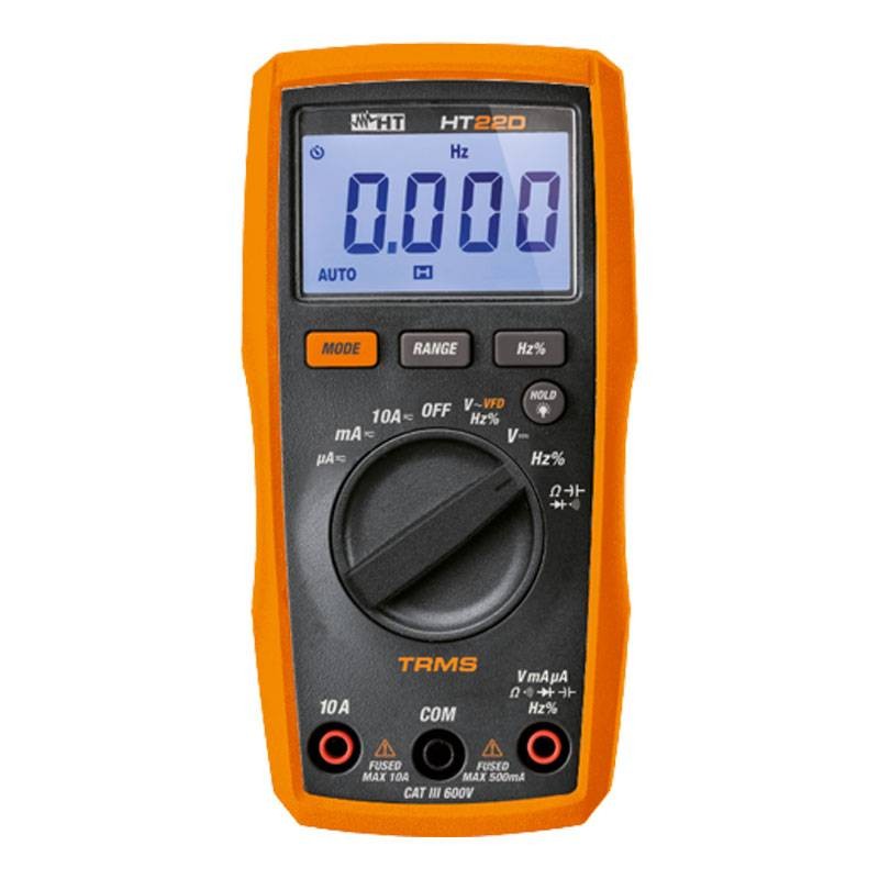 Multímetro digital TRMS HT Italia con función VFD HR000022D
