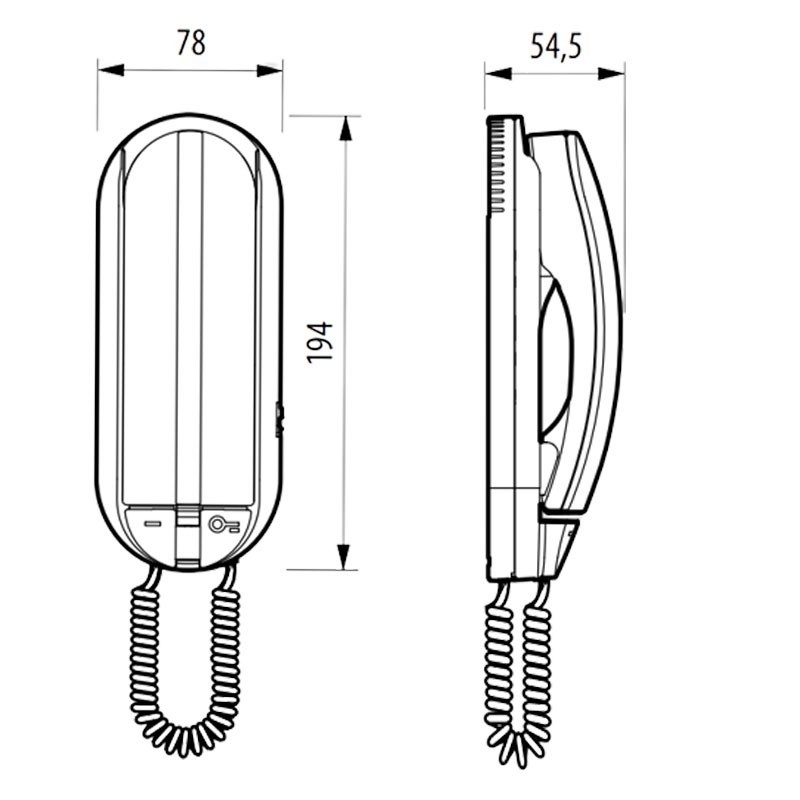 Bticino KIT single-family Intercom 2-wires 366811