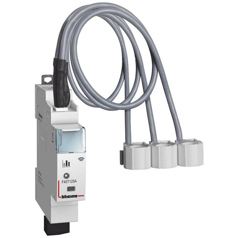 Energy meter for three-phase lines Smart Bticino F40T125A