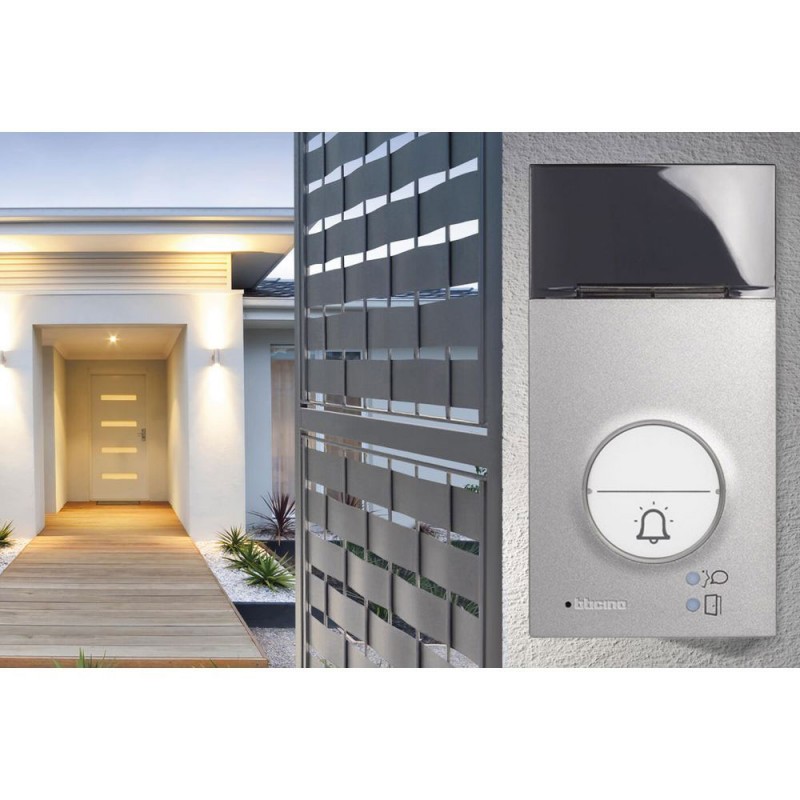 Bticino audio 2-wire wall-mounted one- or two-family control panel 343071