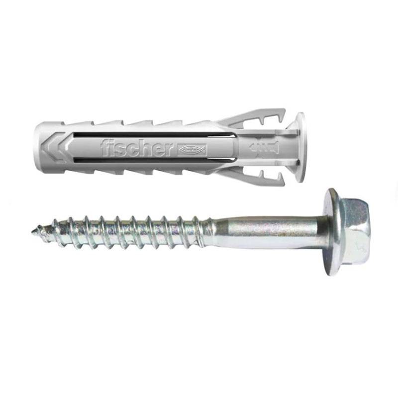 Fischer SX Plus 10x50 mm Hexagonal Flanged Screw Dowel 00567625