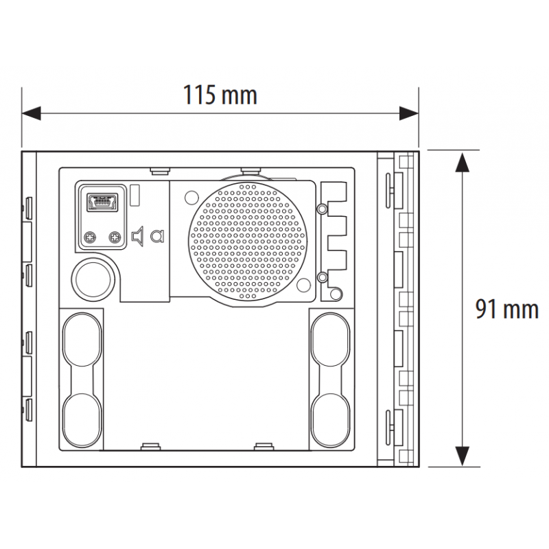 Bticino SFERA basic sound module 2 wires 351100