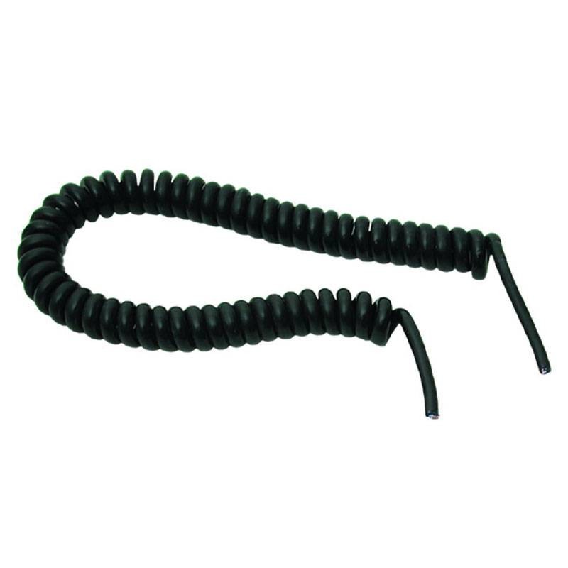 Câble spiralé Fanton extensible 5 mètres 3G1.5 noir 90141