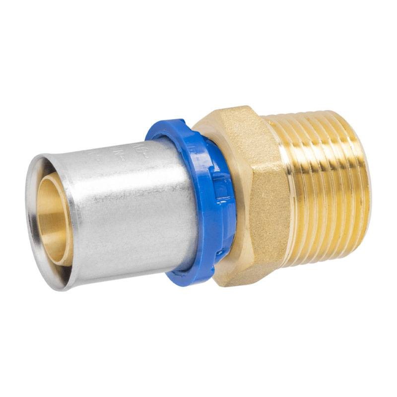 Ape Straight Fitting M 1 1/2 x 50 mm Brass ARL1012600