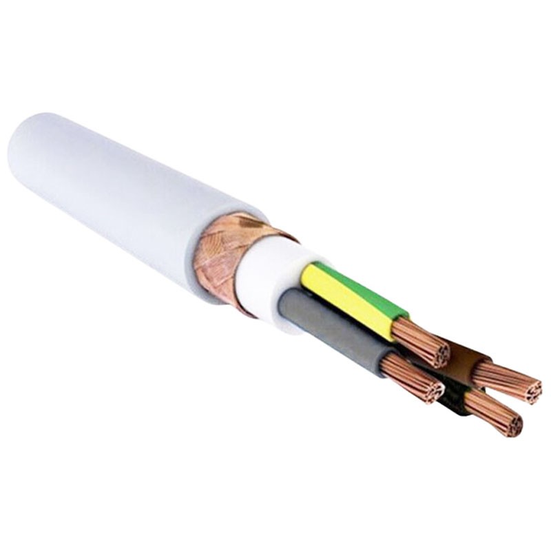 Multi-core shielded cable with yellow/green FG16OH2R16 4x4 mmq 0.6/1 kV