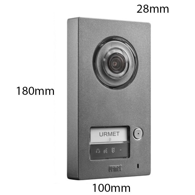 Kit Vidéo Monofamiliale Urmet MIKRA et 1 VOG5 2Voice Blanc 1784/781