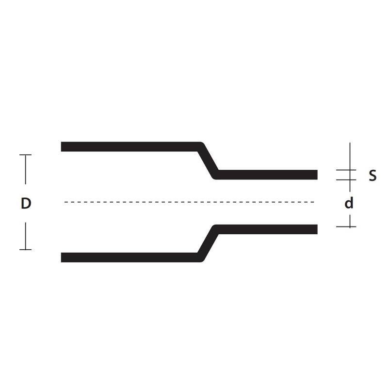 Raytech heat-shrink tubing D 2.4x1.2 L 1.2m 241200-BAR