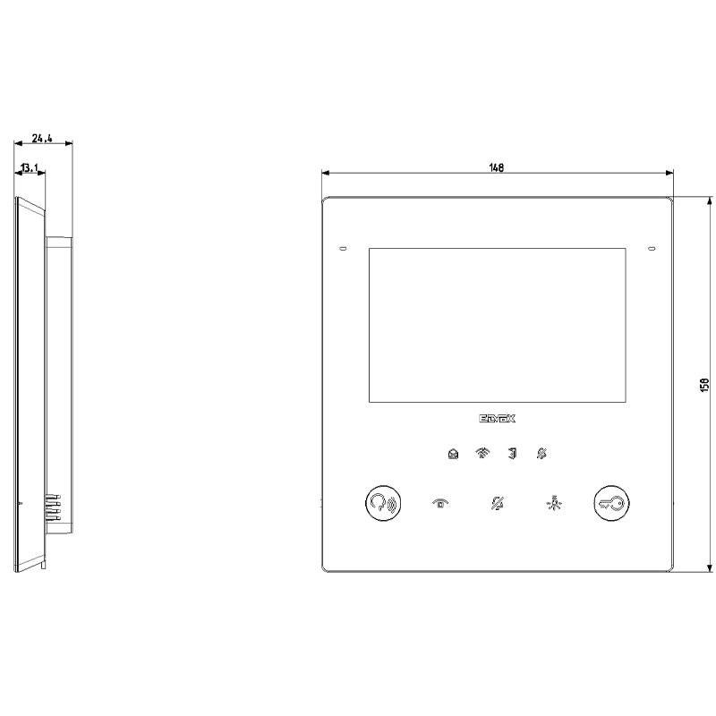 Vimar Tab 5S Up Wifi Single-Family Video-Intercom Kit K40515.R