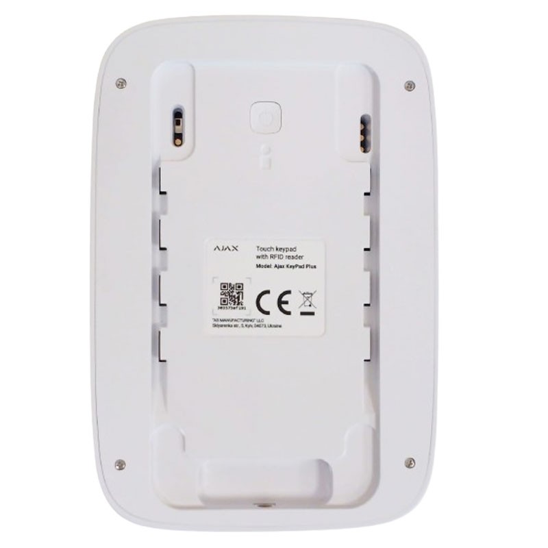 Ajax KeyPad Plus Jeweller Kabellose Tastatur Weiß