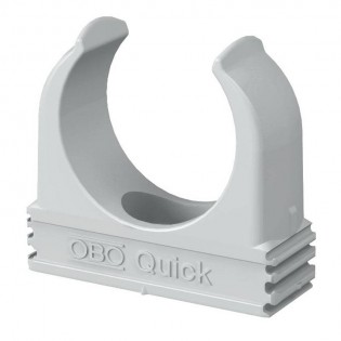 Clips a scatto Obo Bettermann QUICK M25 per tubi D 25mm