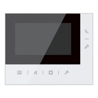 Kit Videocitofono trifamiliare Abb con monitor 4,3" vivavoce