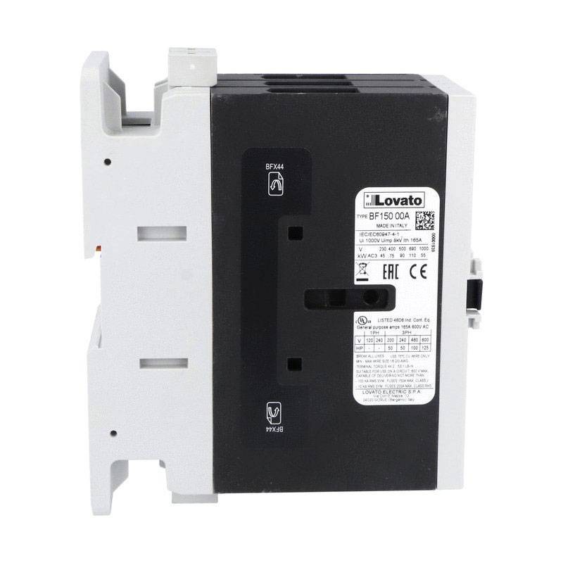 Lovato three-pole contactor 150A 3P AC3 230VAC BF15000A230