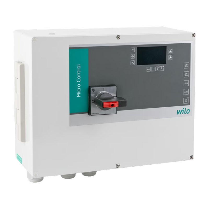 Panel de control para 2 bombas sumergibles Wilo MS-L-2X4KW-DOL 2539745