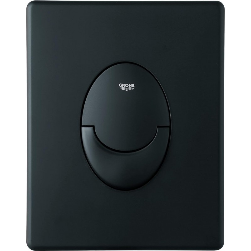 Grohe Skate Air flush toilet cover plate ultra-matte black 38505KF0