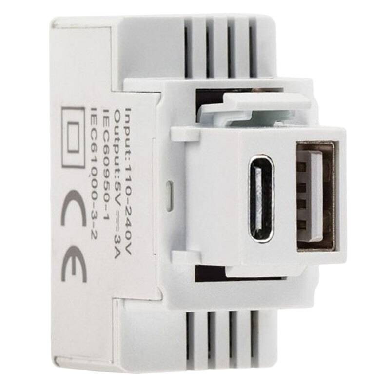 Fanton kompaktes Keystone Netzteil 20W USB A+C 82903