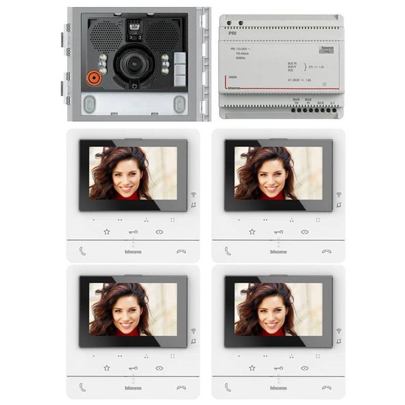 Bticino Sfera and Classe 100 Series Video Intercom Kit 360010