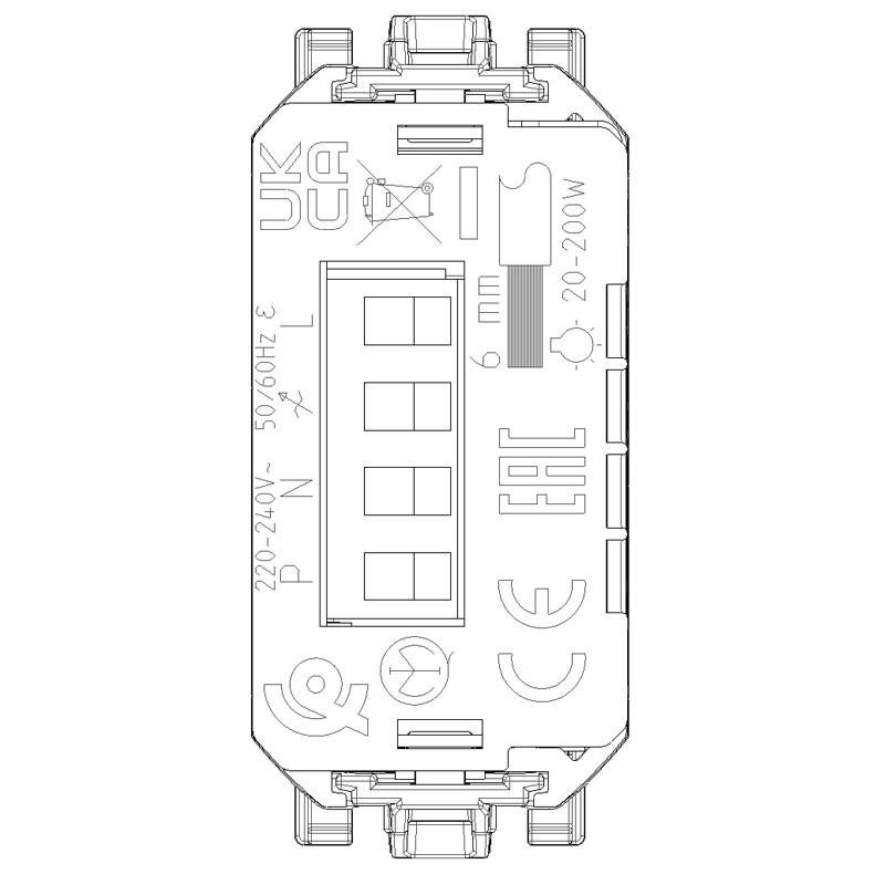 Vimar Linea IoT Smart Dimmer 220-240V 30805