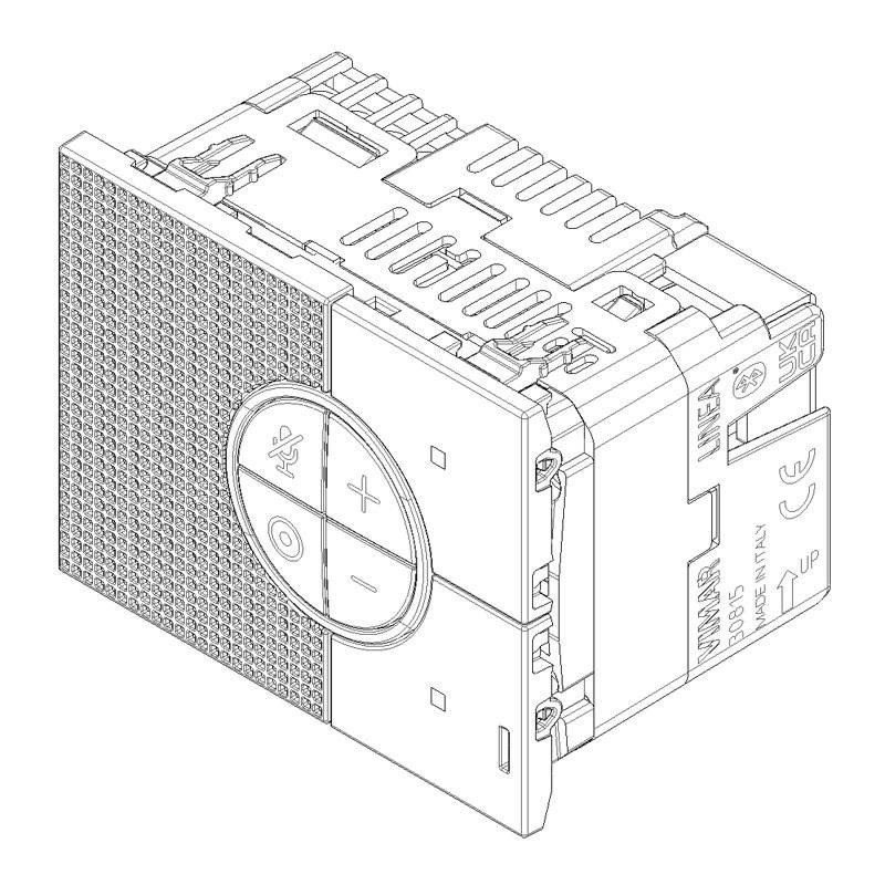 Vimar Linea 2-button voice control with actuator Canvas 30815.C