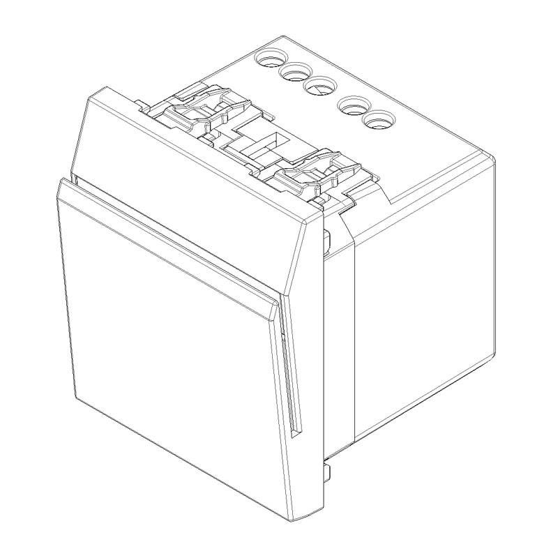 Vimar Linea NFC/RFID Smart Badge-Leser Weiß 30813.B