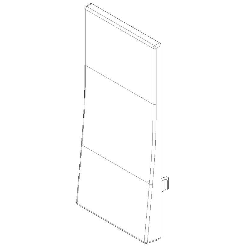 Vimar Linea 1 Module Aligned Switch Cover Canvas 31000S.C