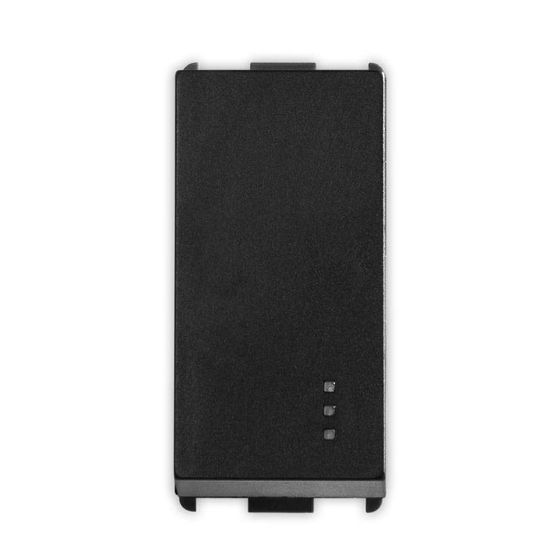 Interruptor basculante Master Pixia 16AX iluminable Negro 14004