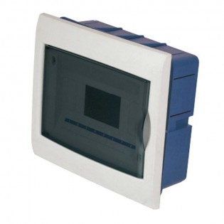 Master Recessed Switchboard with Door 8 Modules IP40 M04508