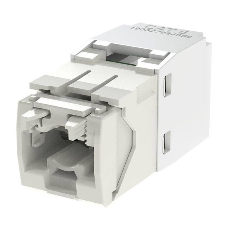 Prise RJ45 Panduit Cat 6A TG UTP non blindé blanc CJ6X88TGIW