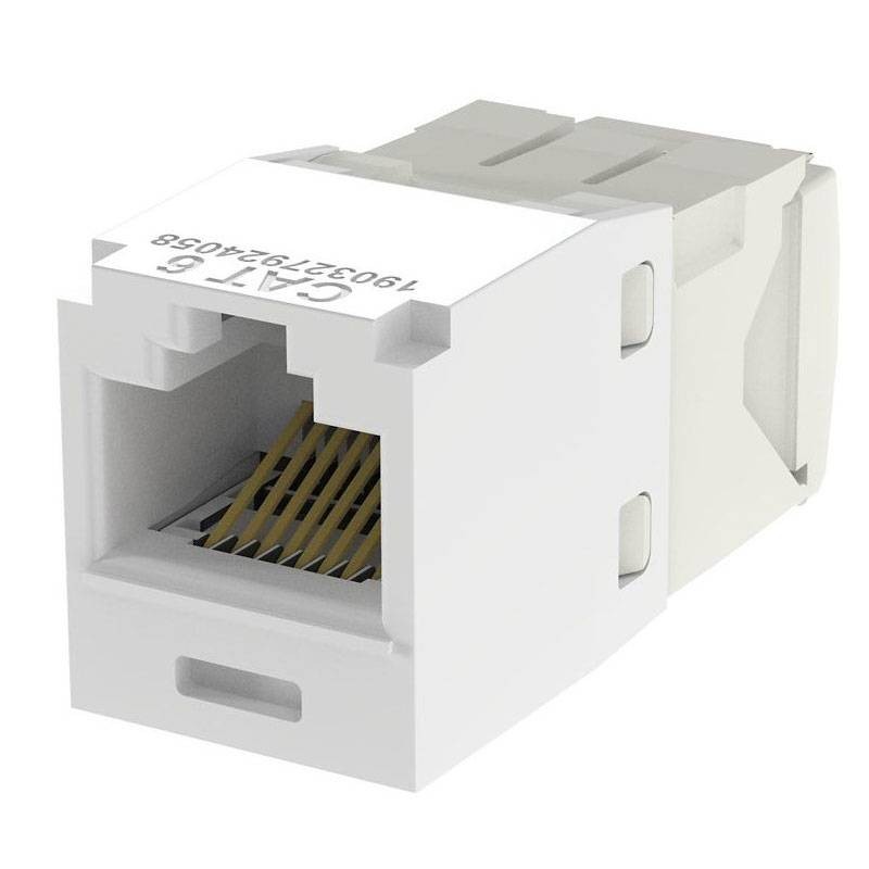 Panduit Cat 6A TG UTP ungeschirmte RJ45-Steckdose weiß CJ6X88TGIW