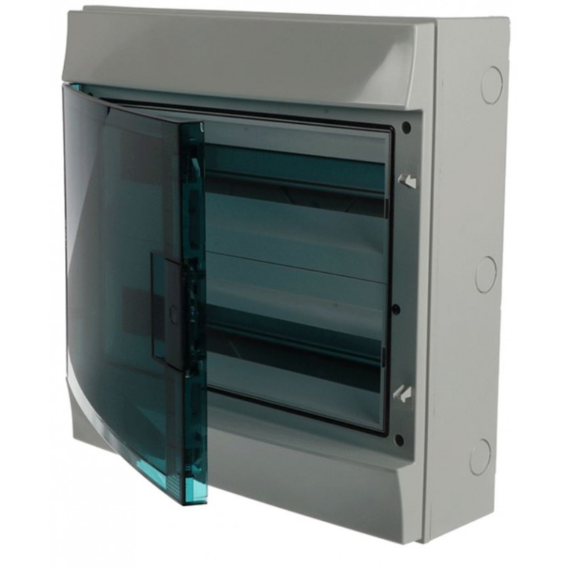 Tableau mural Abb 36 modules IP65 porte transparente 2 rangées ...