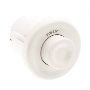Pneumatic built-in pushbutton for wall mounting Valsir White VS0802301