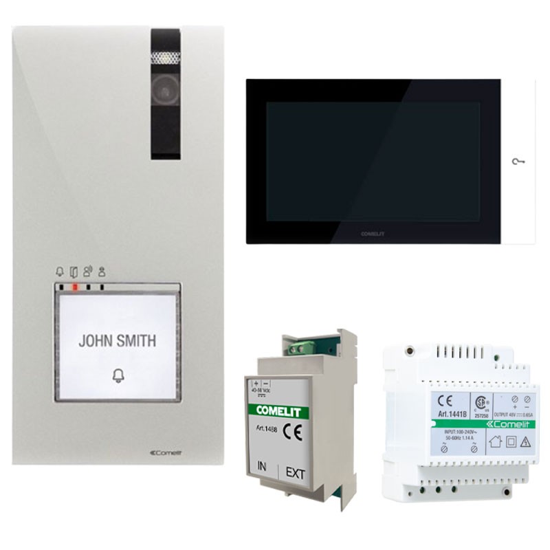 Comelit QUADRA Videointercom Kit and 7TOP VIP WI-FI VIP IP