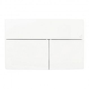 Plaque de chasse d'eau Todini Hidrobox Line double bouton