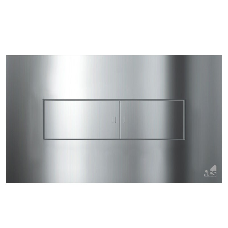 Placa de descarga WC Todini Hidrobox Idea doble pulsador Cromo