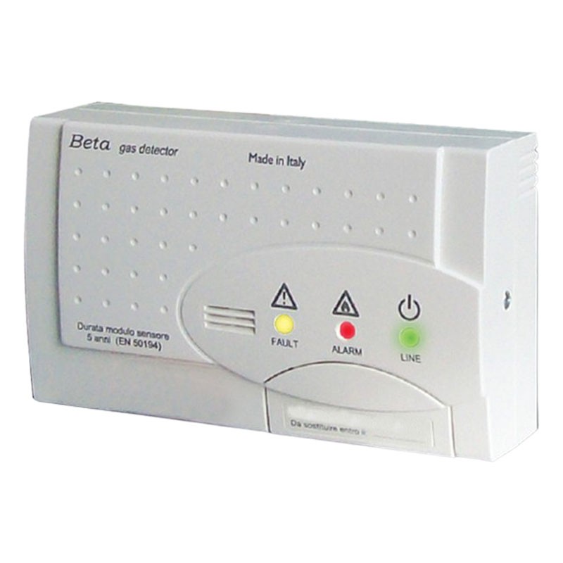 Detector de gas metano Geca BETA 752 230V sensor extraíble