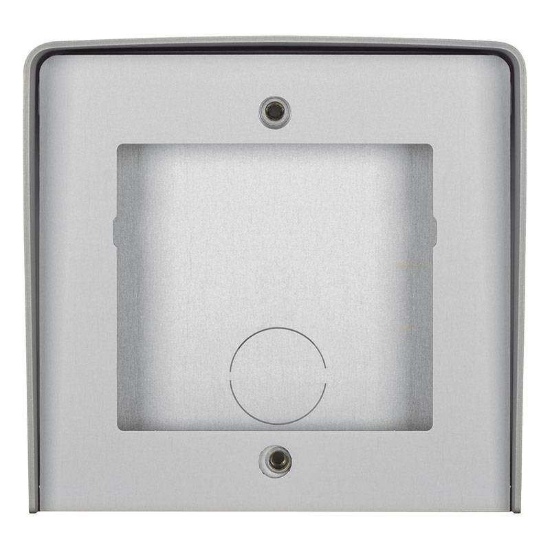 Bticino Linea 5000 aluminum 1-module wall box 345311