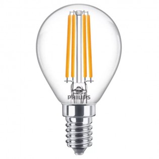 Philips Led filament bulb sphere 6.5W socket E14 4000K