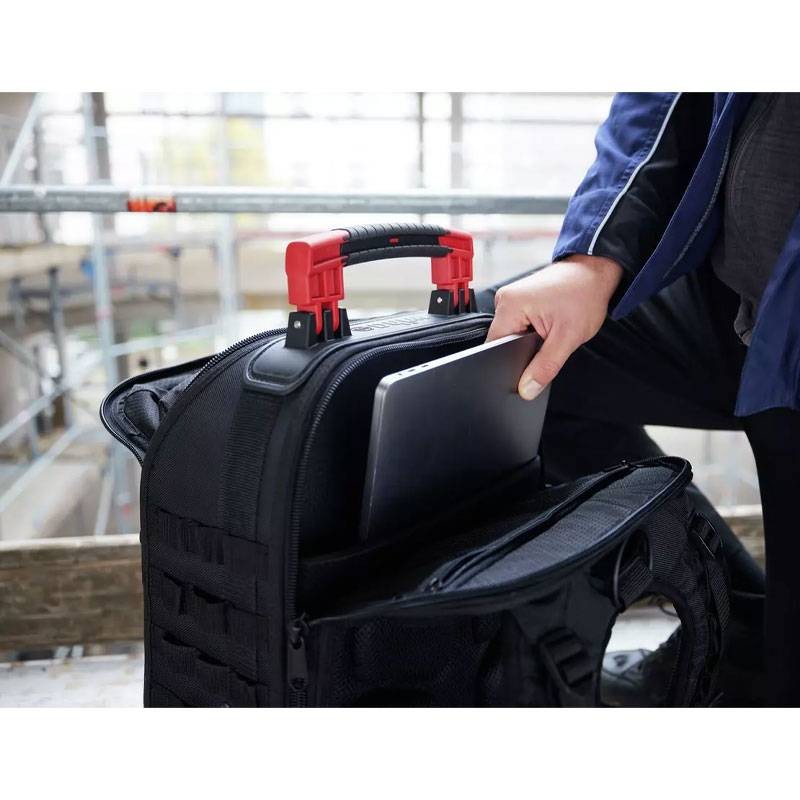 Mochila de herramientas Wiha para electricistas con 27 piezas 45528