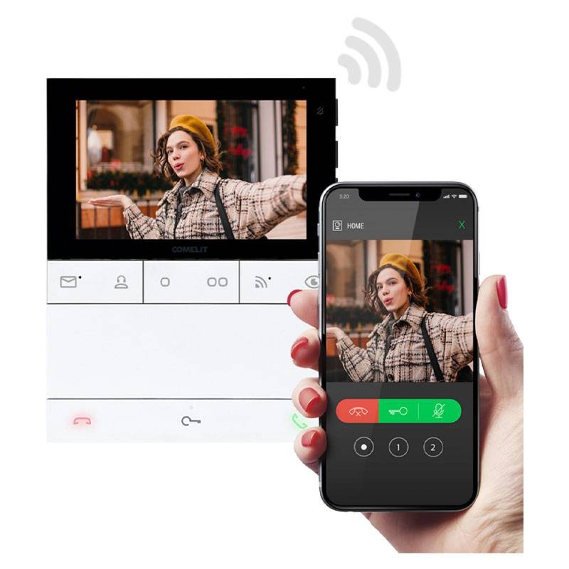 Comelit People Wifi 2-Wire Video Door Intercom White PL6741