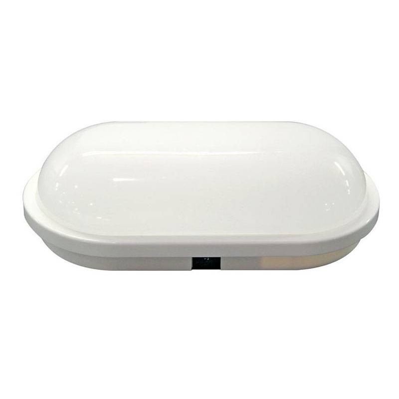 Elcart Oval Outdoor Led Ceiling Light 22W Triled IP65 White