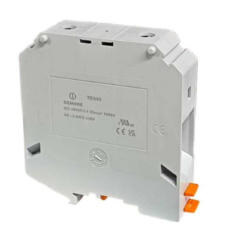 Din Cembre Screw Clamp 95 mmq 33 mm gray