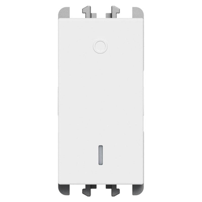 Two-pole switch Urmet Lybra 16AX 2P white 27162.B